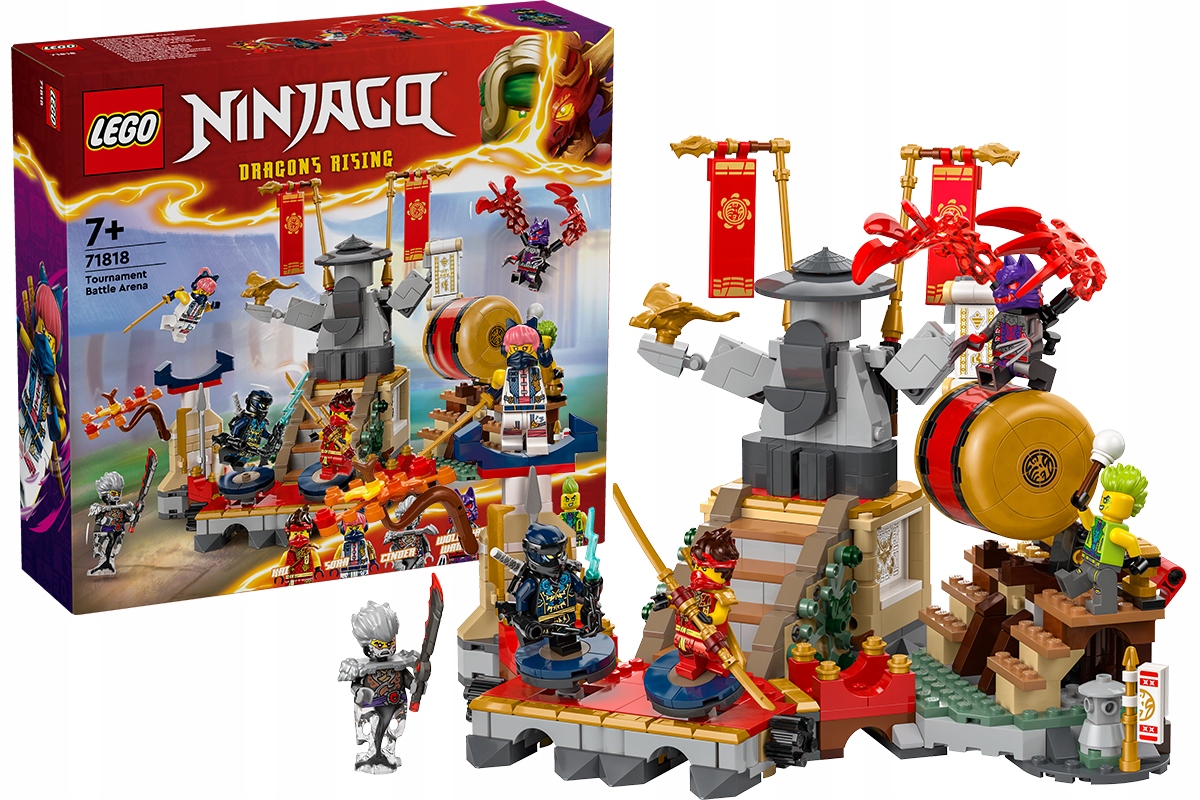 LEGO NINJAGO 71818 ARENA TURNIEJOWA zestaw klocków dla dzieci +7 lat ...