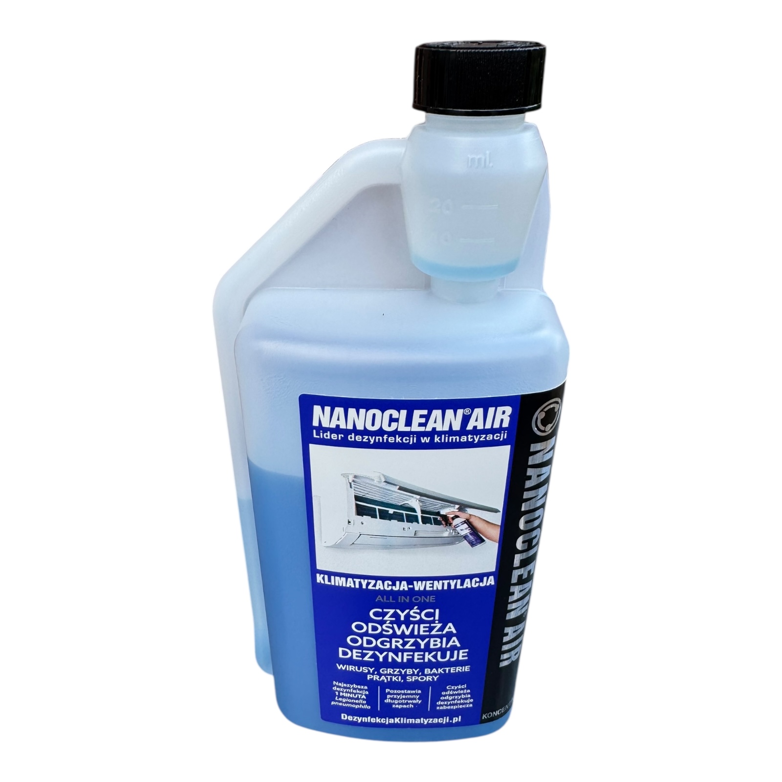 Środek do dezynfekcji 1L NANOCLEAN lawenda koncentrat (5903815293726 ...