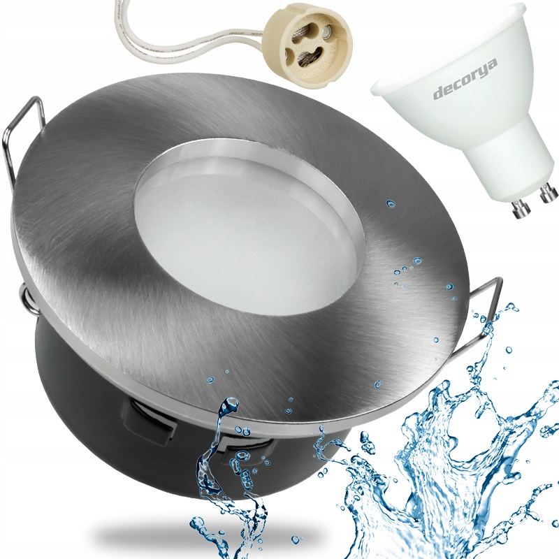 Oczka kwadratowy Decorya srebrny, szary (5904194684372) • Cena, Opinie ...