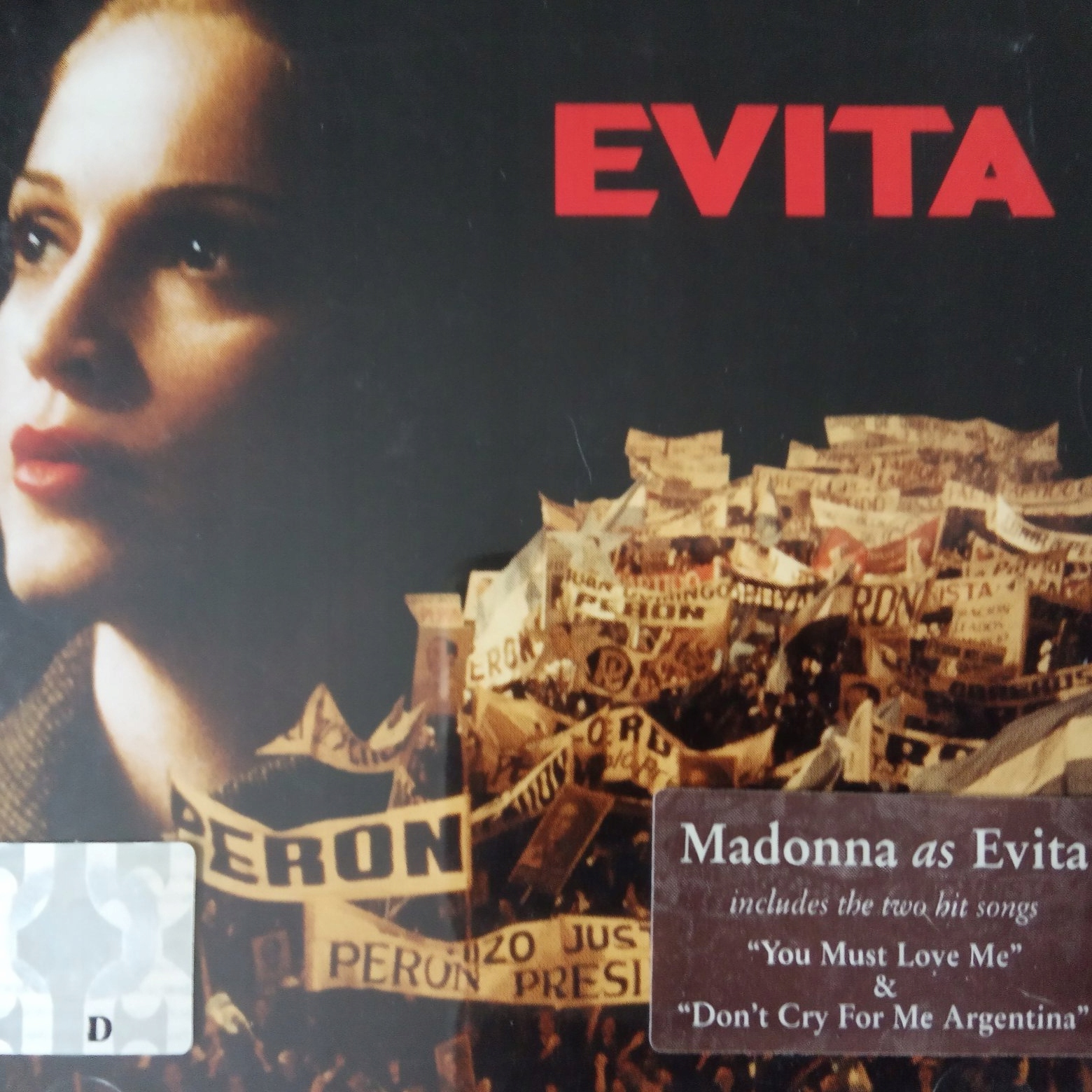EVITA , soundtrack , 2 cd 1996 MADONNA 15188589005 - Sklepy, Opinie ...