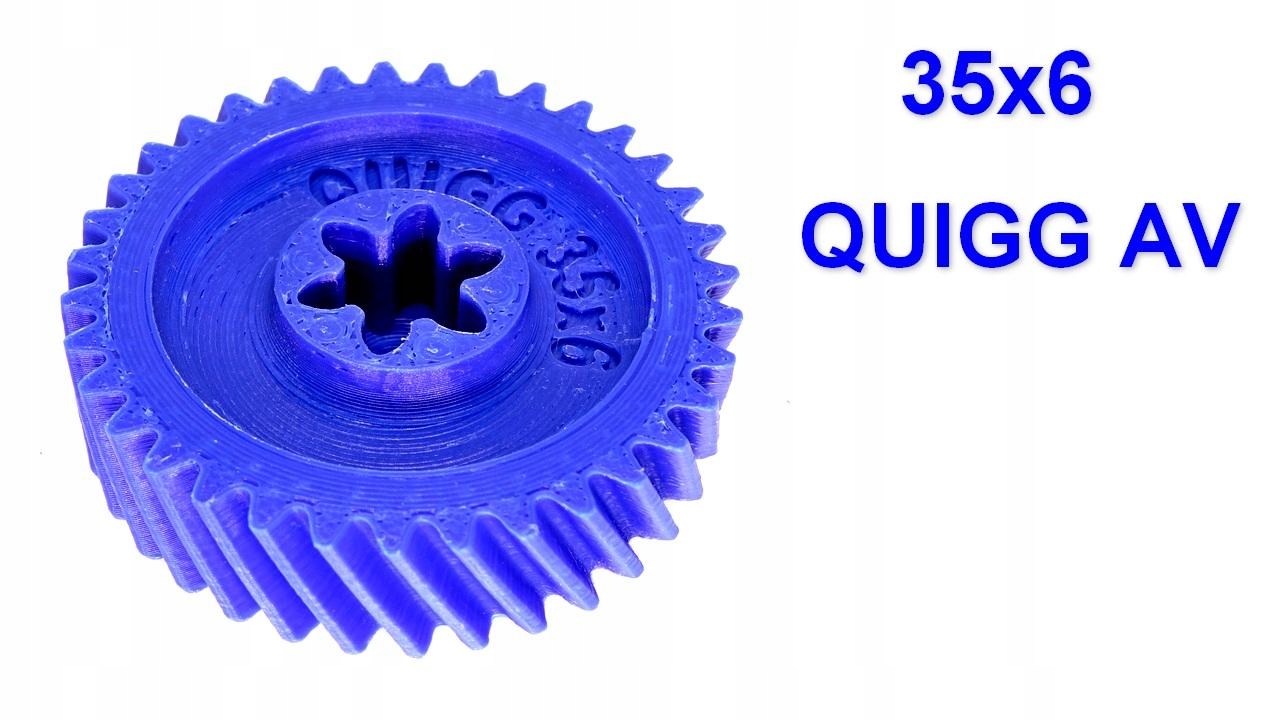 Koło zębate 35x6 zębów niszczarki QUIGG AV • Cena, Opinie - Allegro