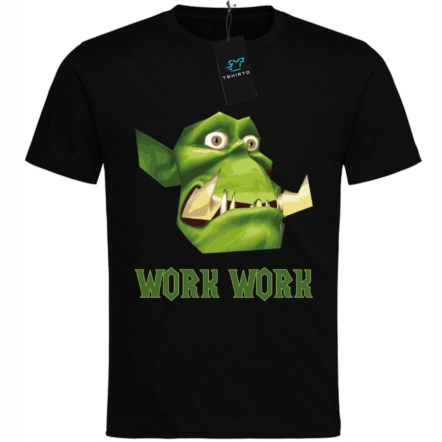 WORK WARCRAFT 3 PEON ORK ORC PÓLÓ AJÁNDÉK GEEK S za 5375.00HUF-ért ...