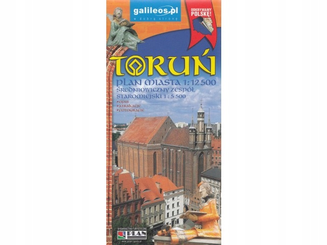 TORUŃ Plan miasta mapa PLAN Praca zbiorowa • Cena, Opinie - Allegro