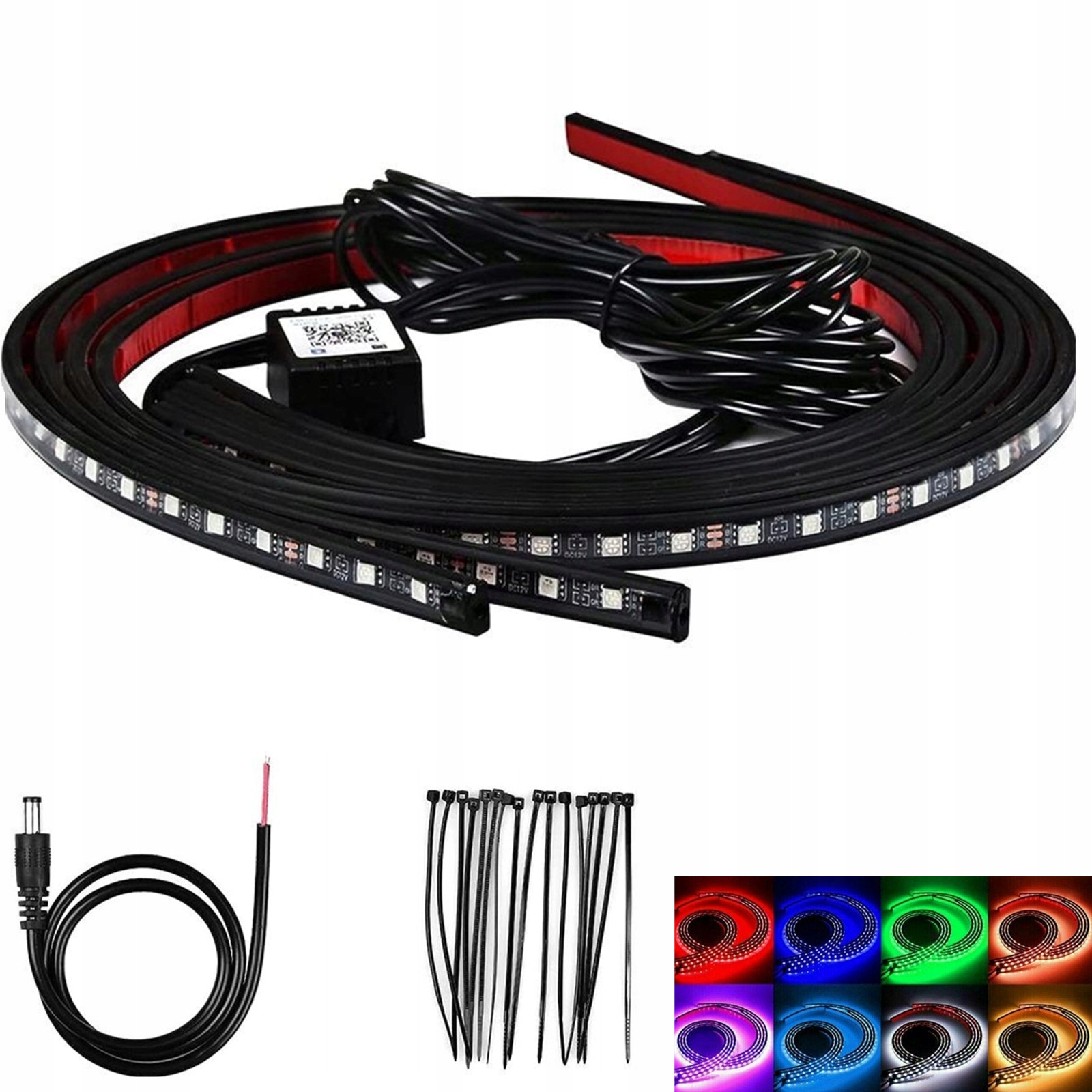 LED SVETLO POD AUTO 120CM RGB PÁSKA PODSVIETENIE - Allegro