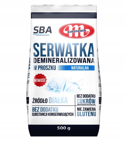 MLEKOVITA SERWATKA DEMINERALIZOWANA HERKULES 500G (5900512999623) • Cena, Opinie • Mleko i ...