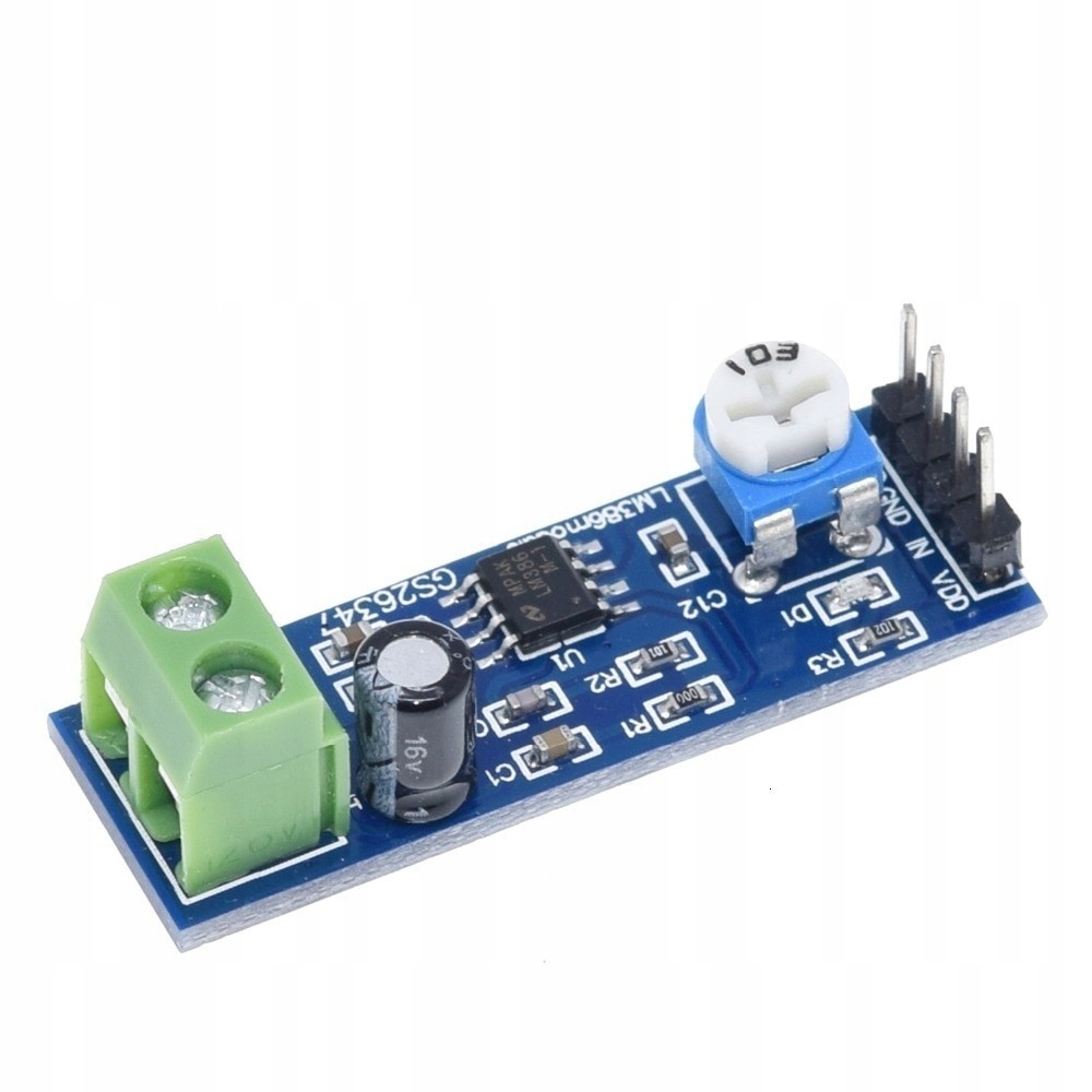 Wzmacniacz Audio LM386 Arduino 5V-12V - Sklep, Opinie, Cena w Allegro