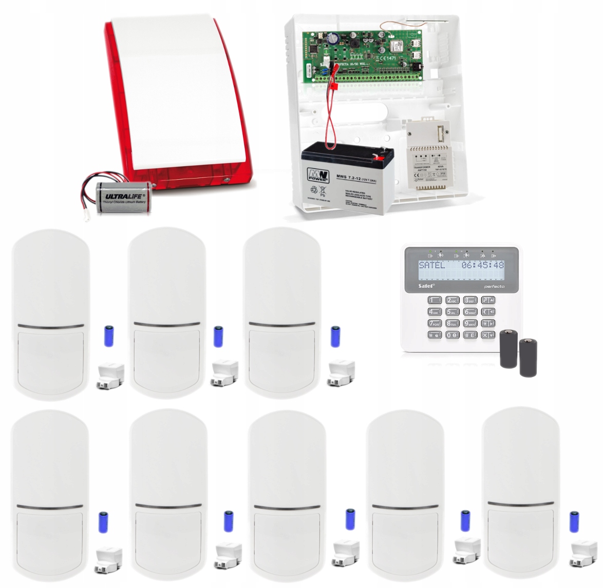 SATEL ALARM SYSTEM BEZPRZEWODOWY PERFECTA 8 CZUJEK • Cena, Opinie ...