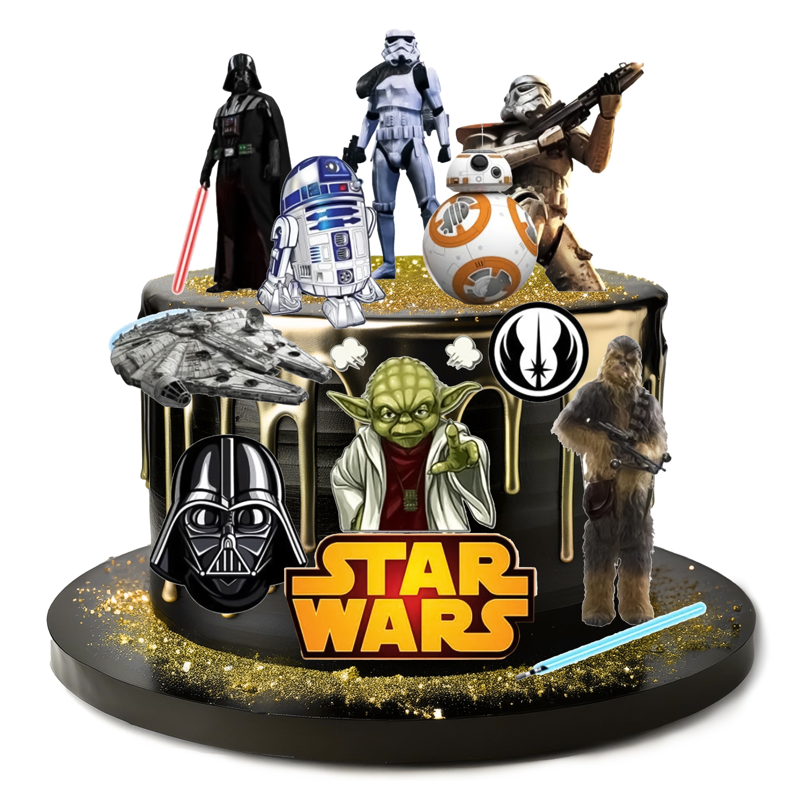 Ozdoby na Tort Star Wars - Niska cena na Allegro