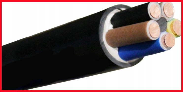 Kabel ziemny okrągły energetyczny YKY 5x10 1m (5907802032961) • Cena ...