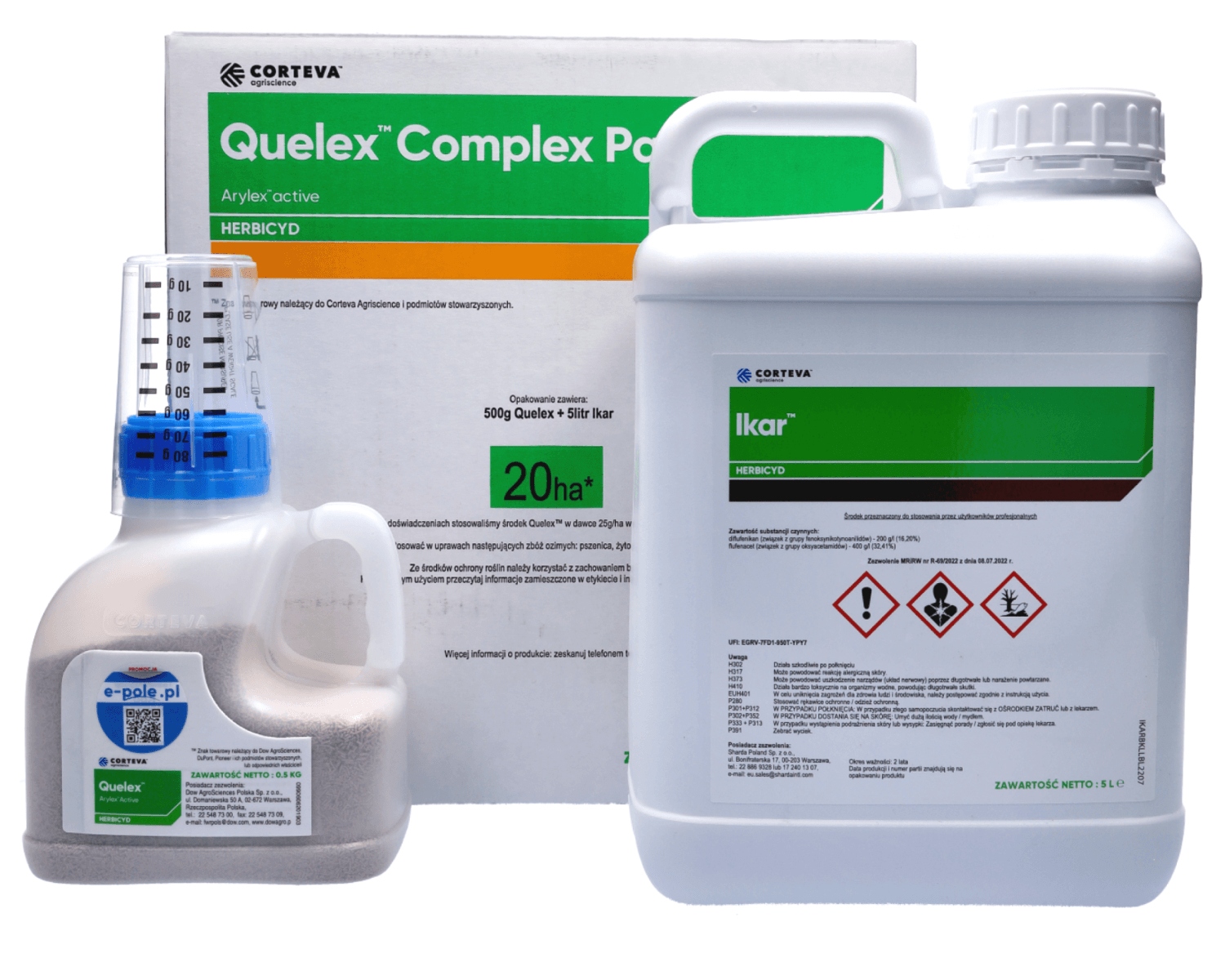 Quelex Complex Pak Quelex 0,5kg + Naceto 5l • Cena, Opinie - Allegro