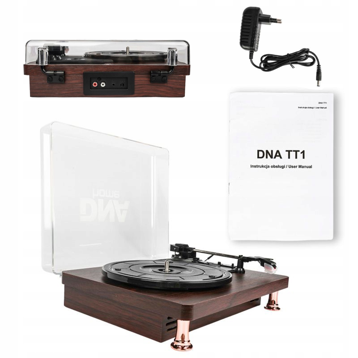 DNA TT1 Gramofon odtwarzacz płyt winylowych wbudowany głośnik Bluetooth ... DNA TT1 Gramofon odtwarzacz płyt winylowych wbudowany głośnik Bluetooth ...