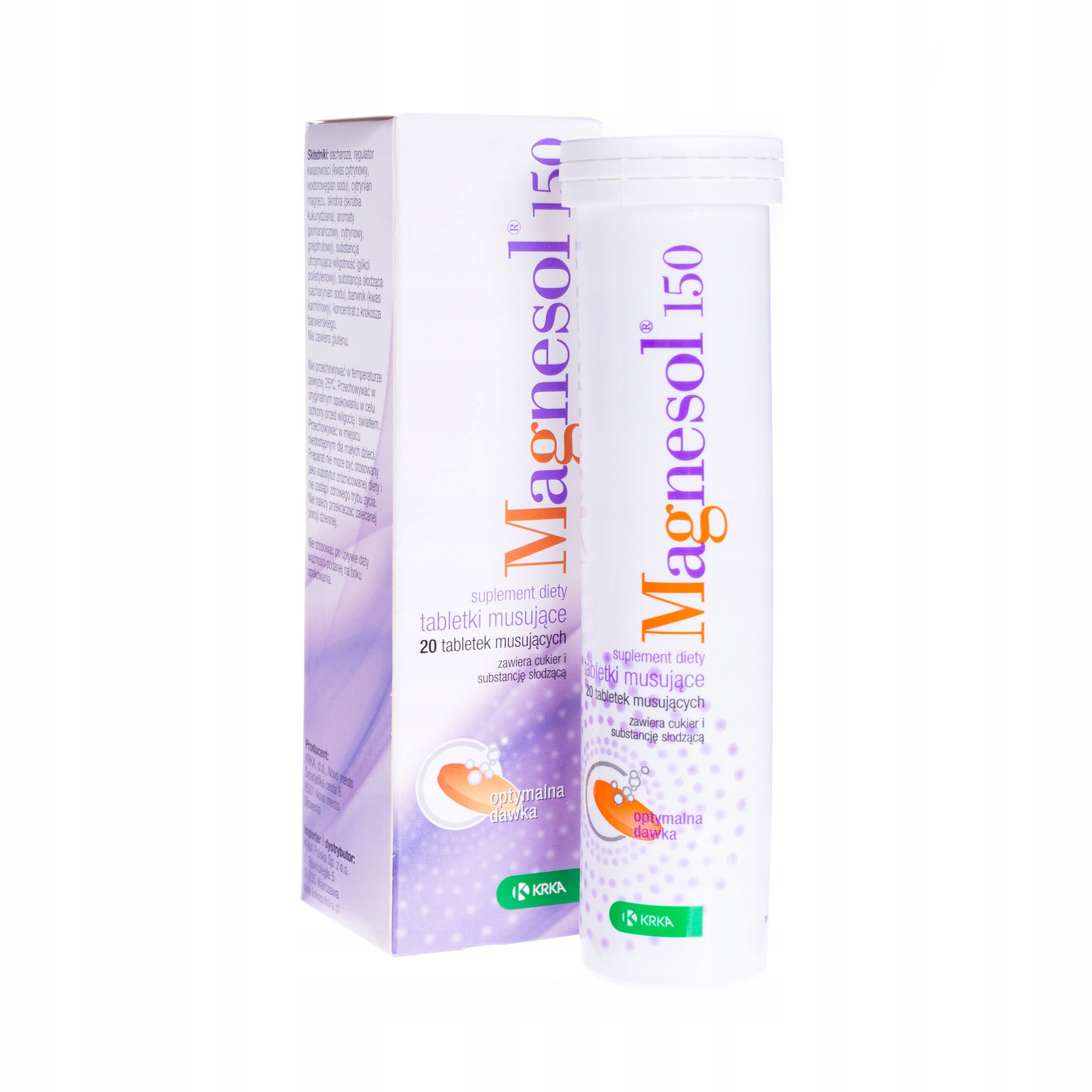 Magnesol 150, 20 tabletek musujących (3838989566616) • Cena, Opinie ...
