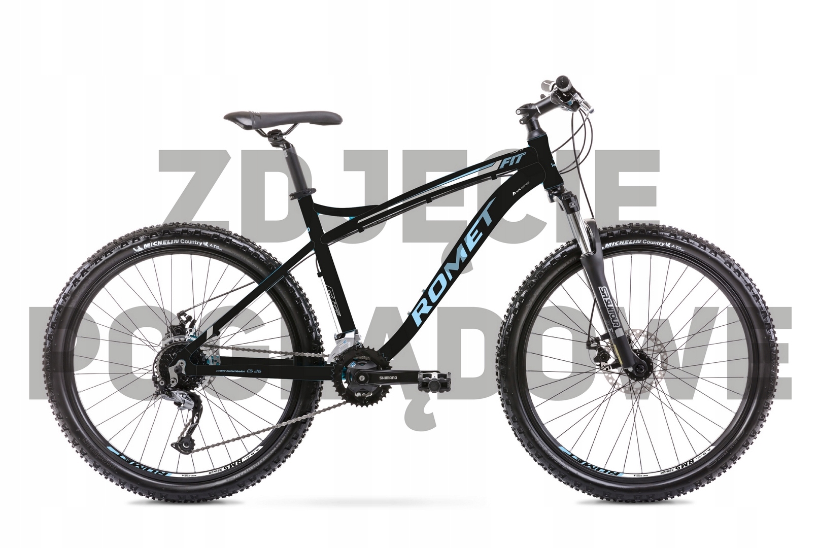Rower MTB Romet Rambler Fit 26 rama 18 cali koło 26 " czarny • Cena ...