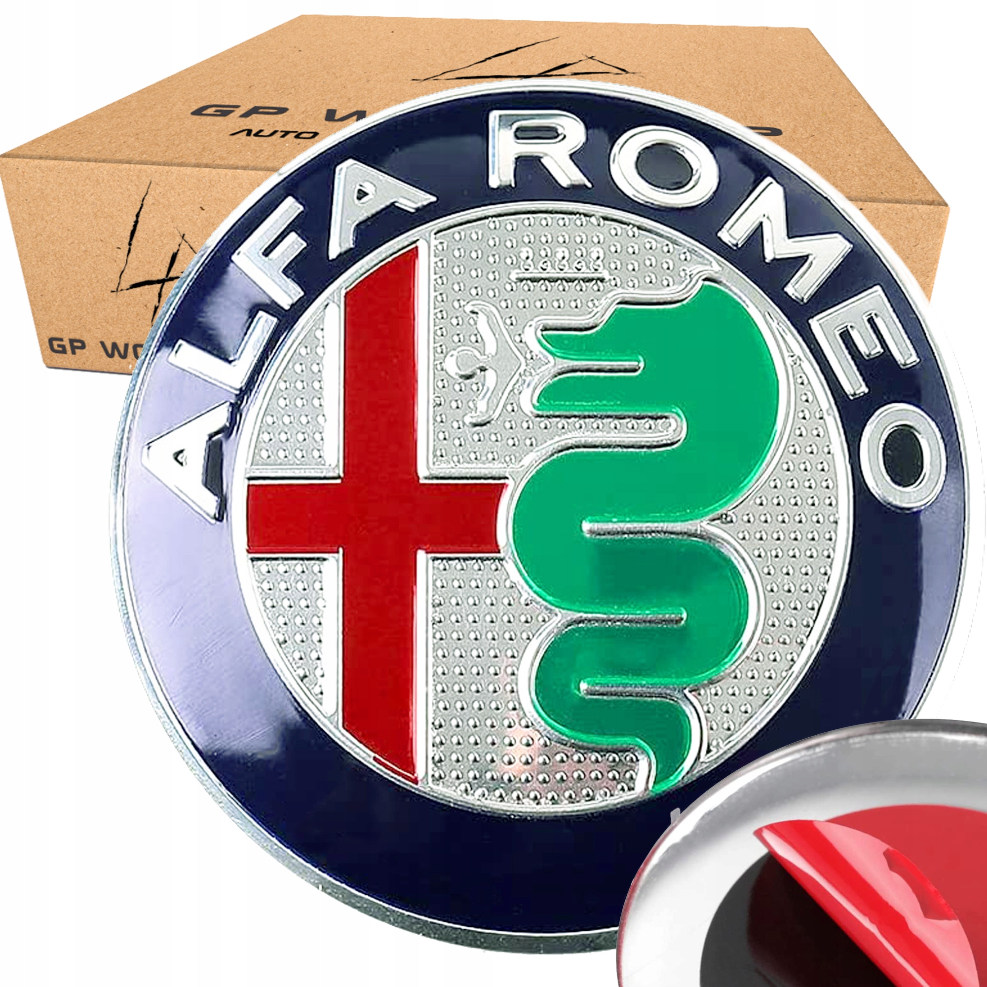 EMBLEMAT ALFA ROMEO 74mm ZNACZEK MITO 147 156 159 46822713 za 22,50 zł z Budyń - Allegro.pl ...