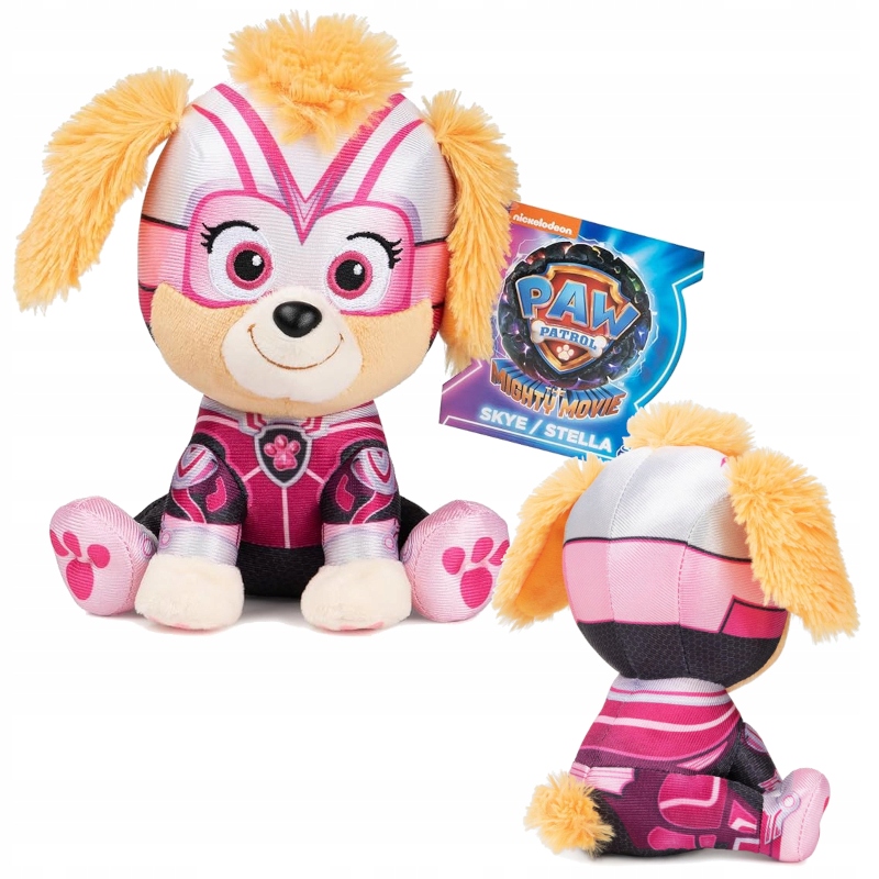 PAW PATROL THE MIGHTY MOVIE MASCOT SKYE SPACE ПЛЮШЕВА ІГРАШКА СОБАКА 15 ...
