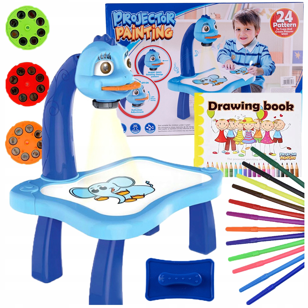 PROJEKTOR DO RYSOWANIA RZUTNIK 24 Slajdy STOLIK (5905683241441) • Cena ...