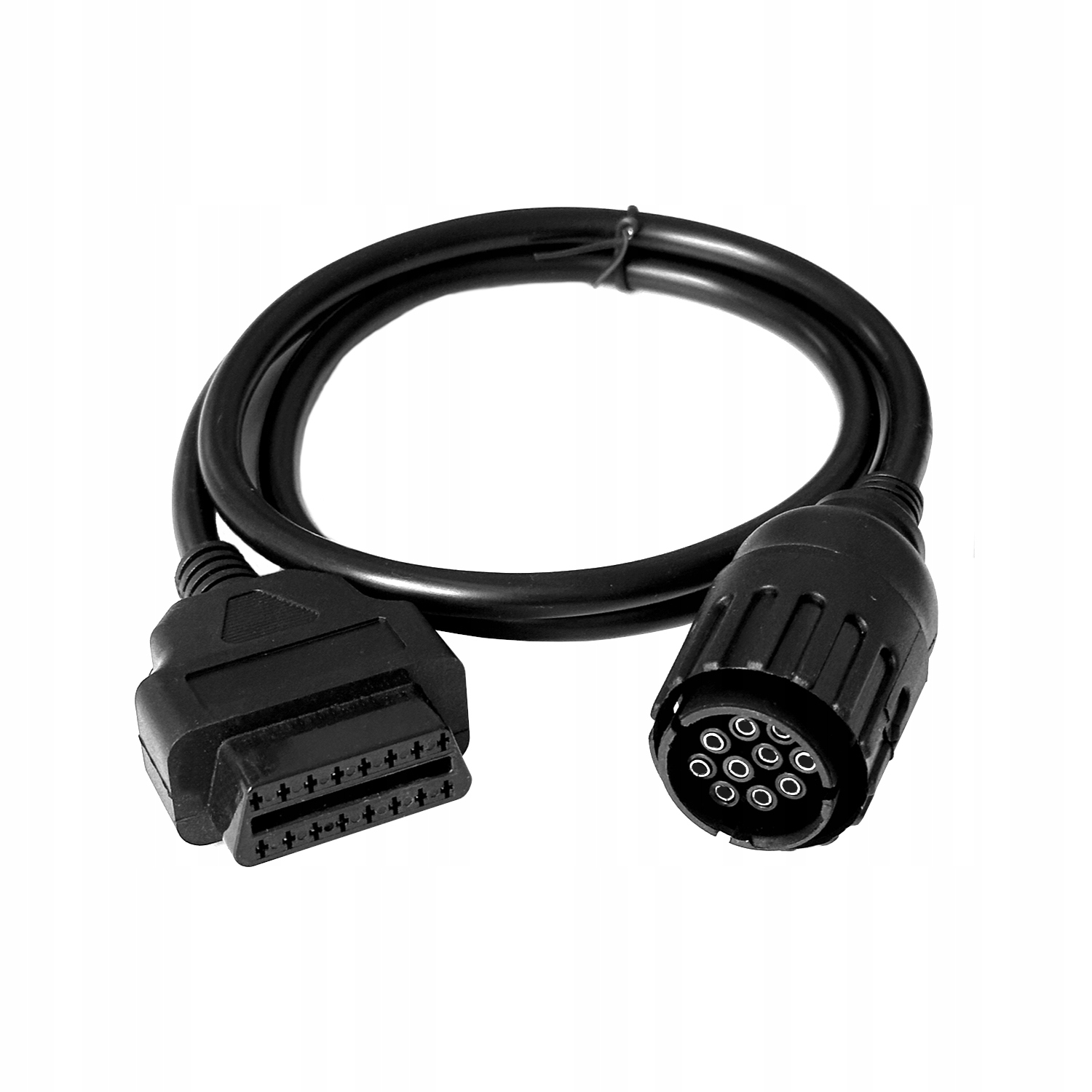 Adapter kabel przewód OBD2 na wtyk BMW 10 pin do motocykli MotoScan ...