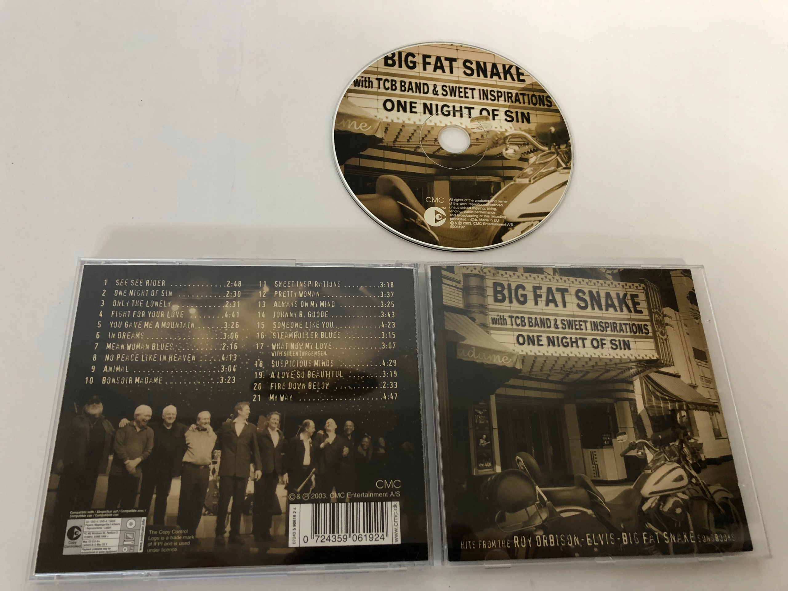 Big Fat Snake With The TCB Band The Sweet||CD 1990 13991298442 - Sklepy ...
