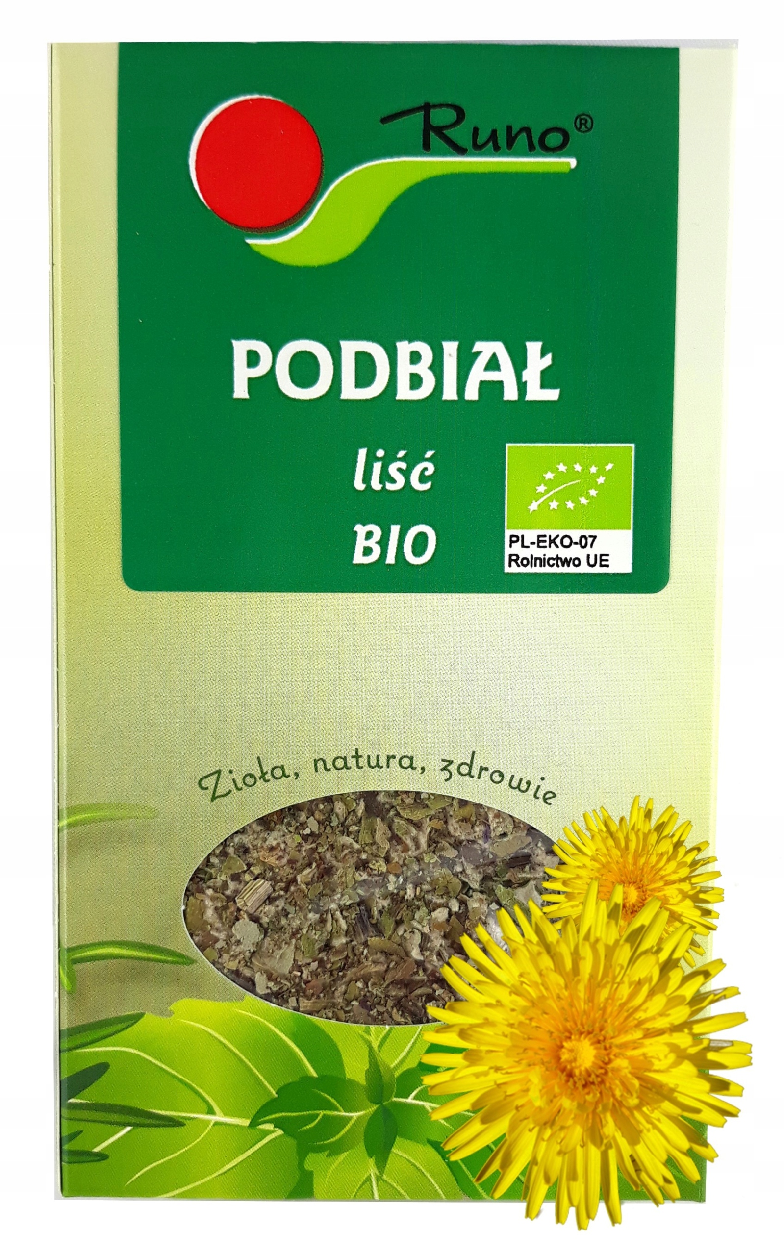 Podbiał Runo liść 50g • Cena, Opinie - Allegro