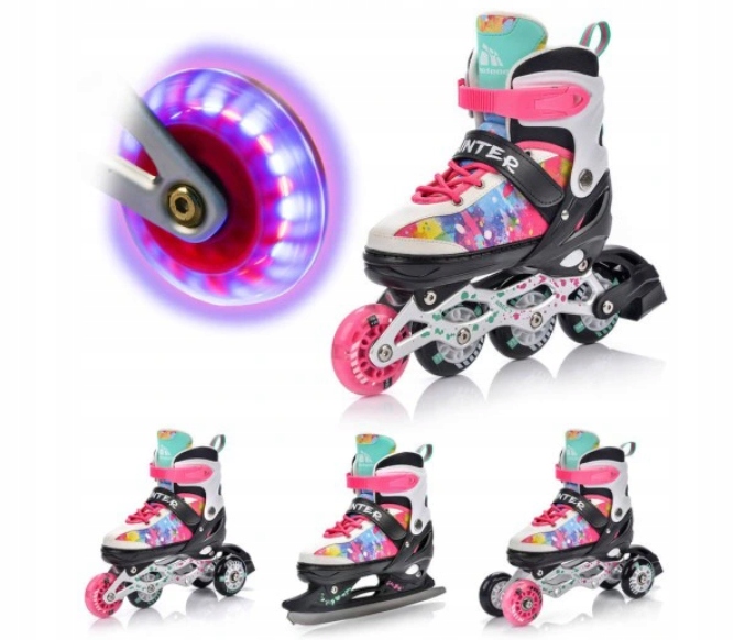 Wrotki Rolki dla Dziewczynki - Niska cena na Allegro.pl