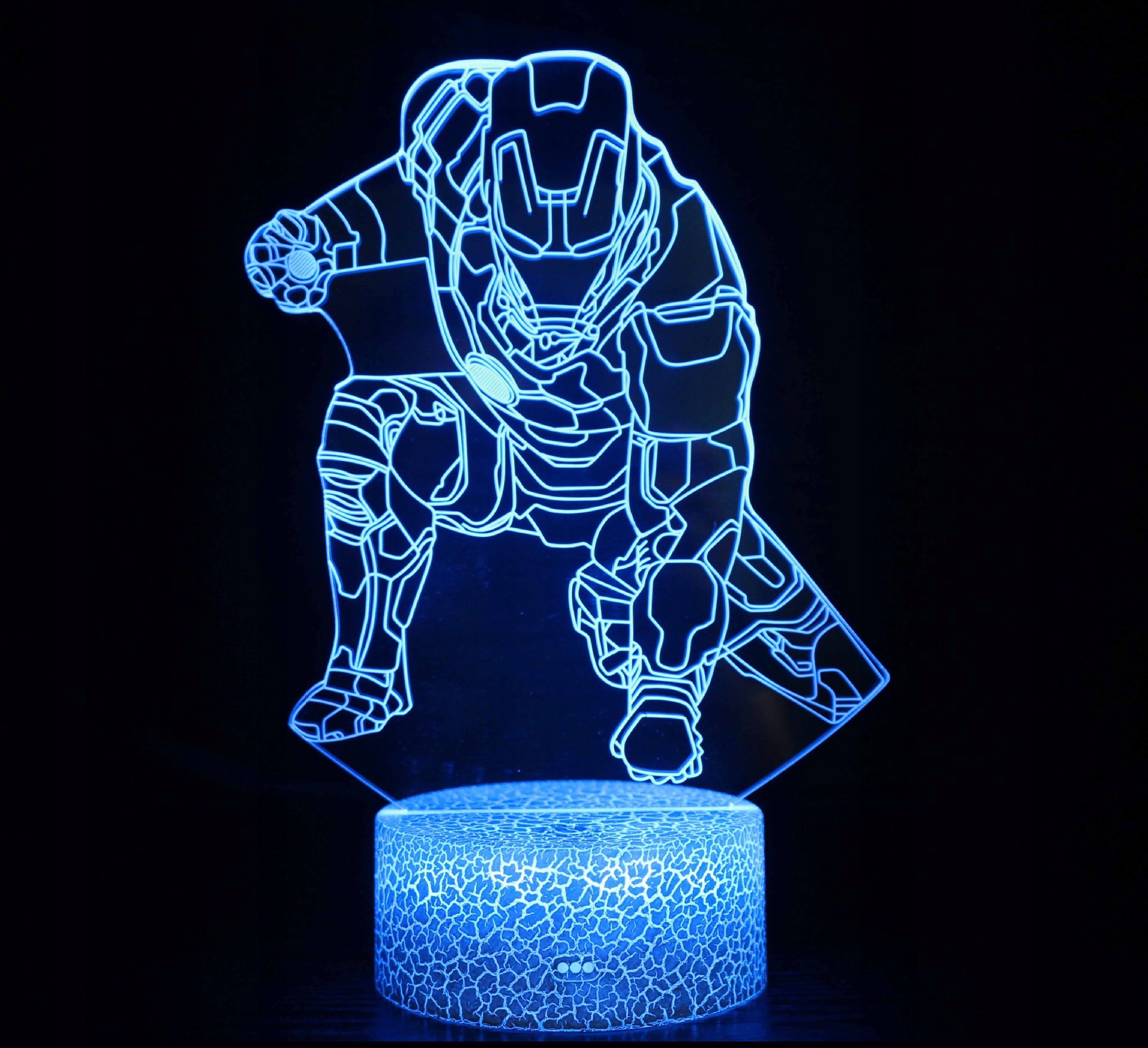Lampka Nocna Iron Man Marvel Led Imię Grawer - Plexido | Sklep EMPIK.COM