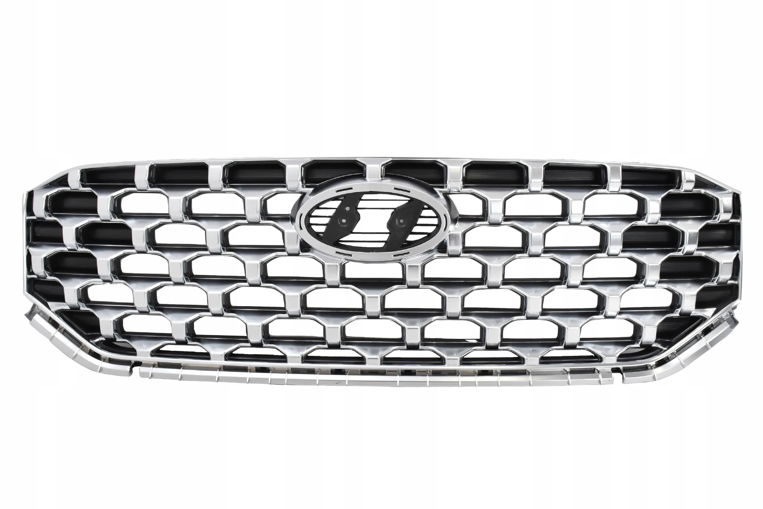 HYUNDAI SANTA FE IV LIFT 2019- GRILL ATRAPA CHŁODNICY SATYNA • Cena ...