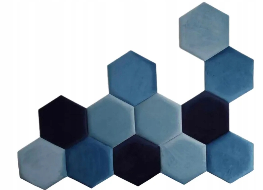 Panele Tapicerowane Heksagon 41x35,5cm ZESTAW 10 Sztuk • Cena, Opinie ...