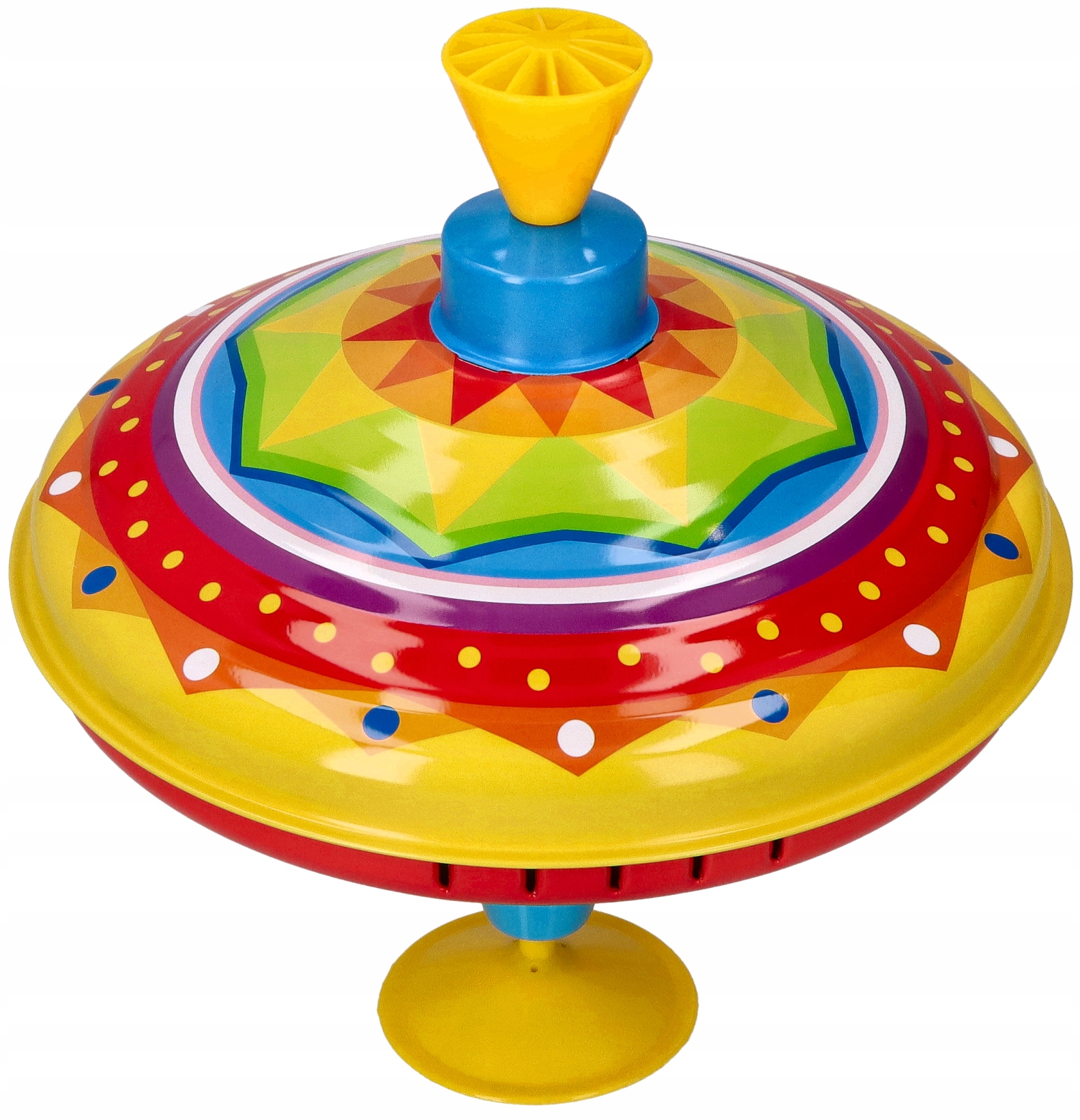BĄCZEK BĄK DUŻY METALOWY SPINNER TĘCZOWY OD GOKI ZABAWKA DLA DZIECKA ...