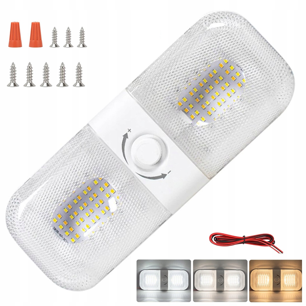LAMPA SUFITOWA LED OŚWIETLENIE Z WŁĄCZNIK DIMMER DO KAMPERÓW PRZYCZEPY ... LAMPA SUFITOWA LED OŚWIETLENIE Z WŁĄCZNIK DIMMER DO KAMPERÓW PRZYCZEPY ...