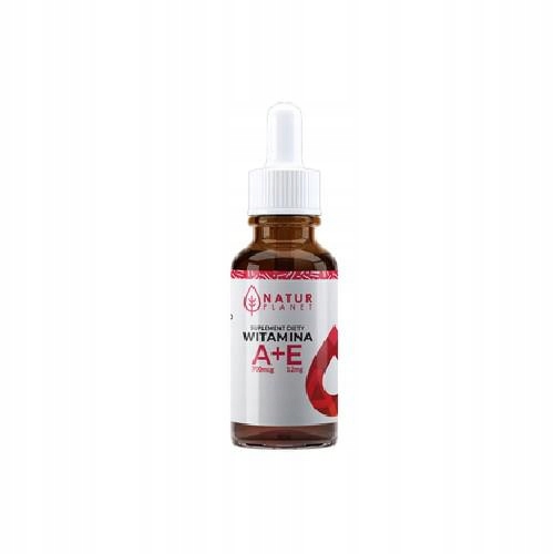 NaturPlanet Witamina A+E Krople - 30ml 13701524817 - Allegro.pl