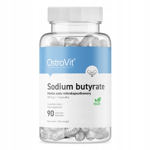 OstroVit Sodium Butyrate 90 caps 600mg MAŚLAN SODU 13428708957 - Allegro.pl