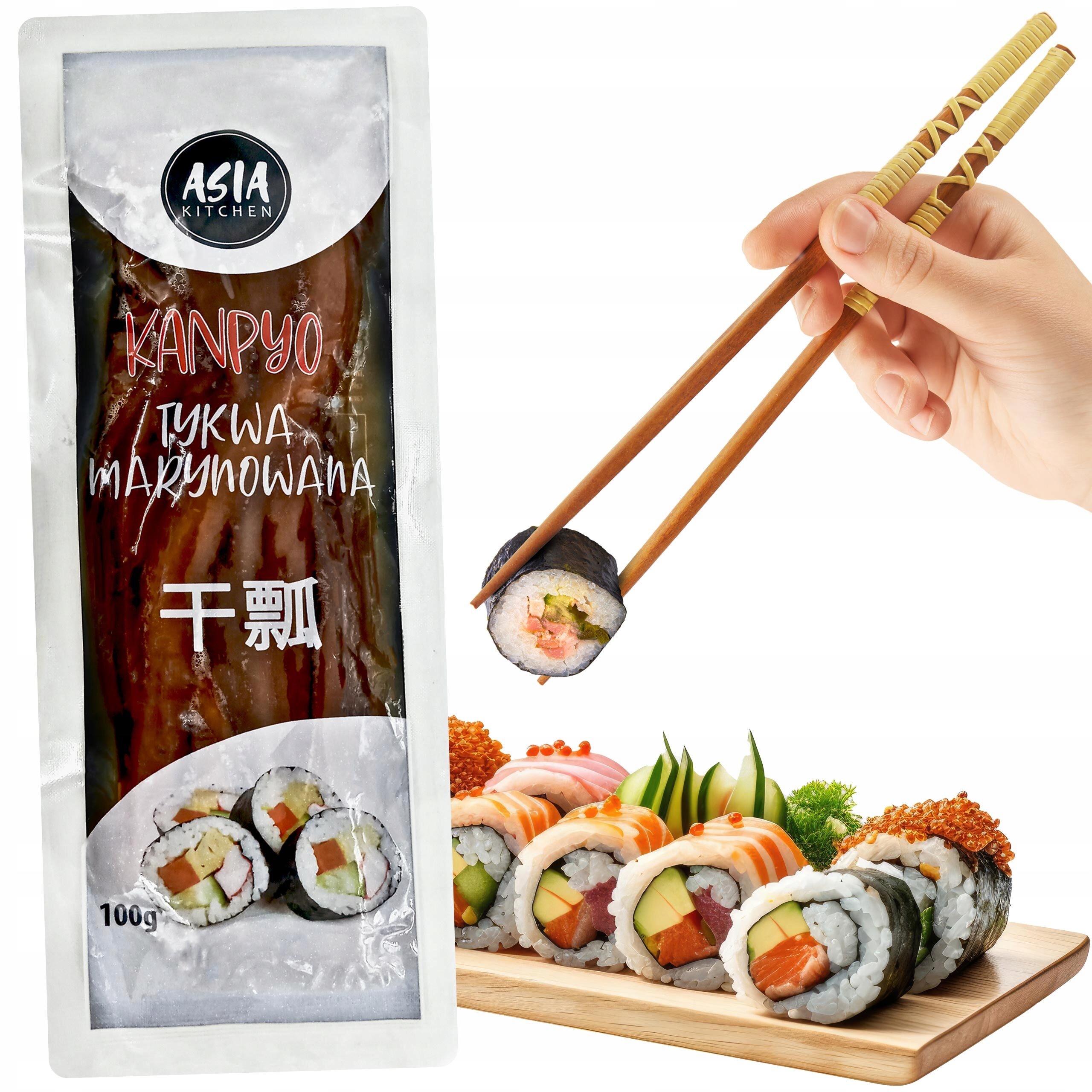 Tykwa marynowana do sushi Asia Kitchen Kanpyo 100 g (5903796783162 ...