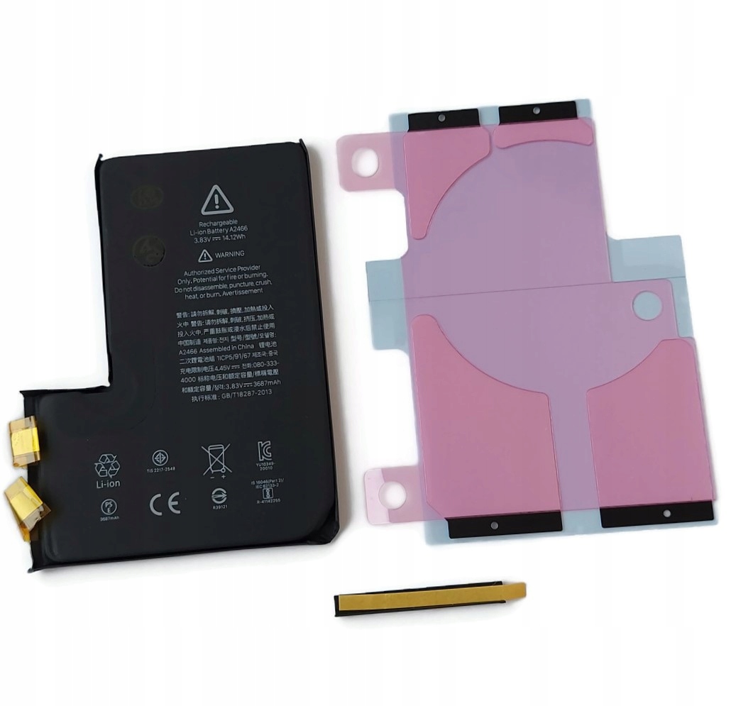 Nowa bateria świeża bez taśmy flex BMS do Apple iPhone 12 Pro Max ...