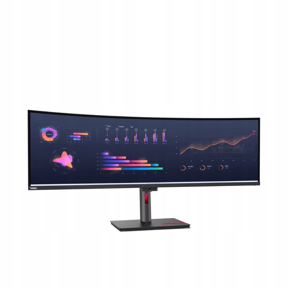 Monitor Lenovo ThinkVision P49w-30 63DBRAT1EU 49" 5120×1440 - Sklep ...