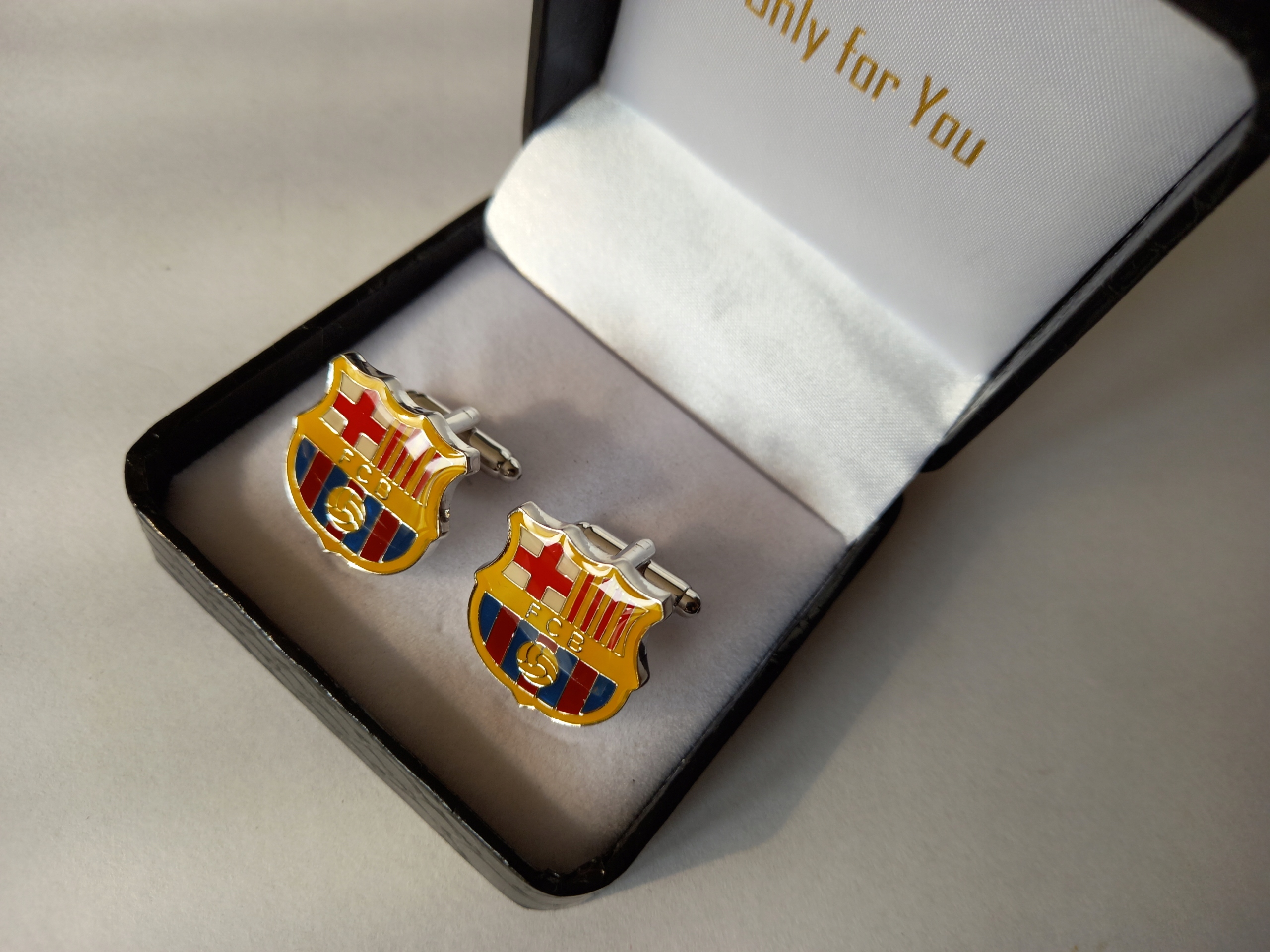 Spinki do mankietów EXC FC Barcelona dla kibica • Cena, Opinie • Spinki ...