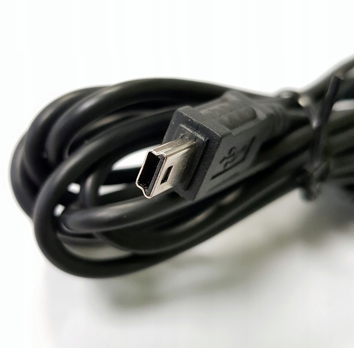 KABEL mini USB / USB 2 m KABEL KAMERA NAVIGACE ČERNÝ za 67.00CZK - Allegro