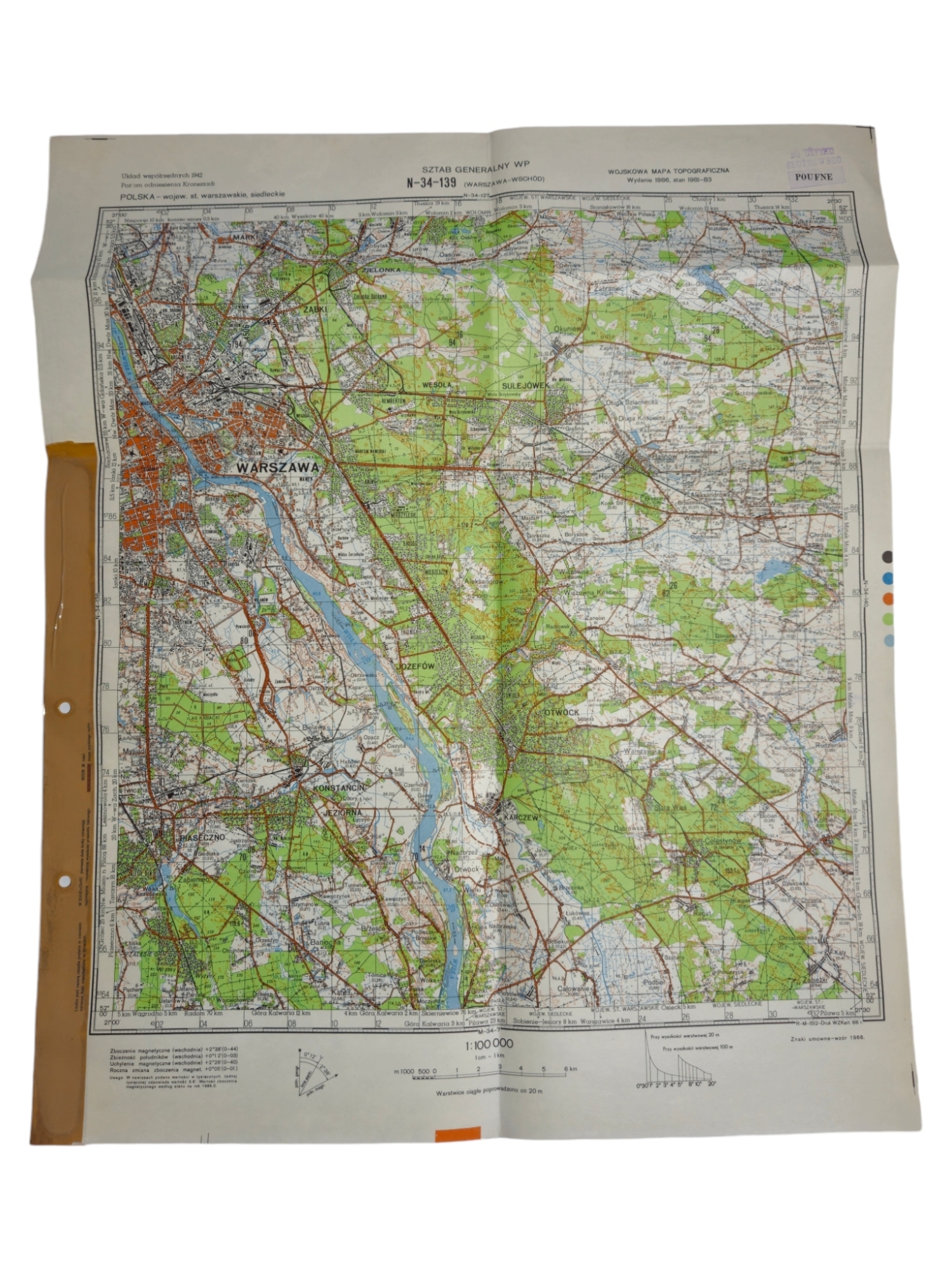 Wojskowa Mapa Topograficzna -polska - Niska cena na Allegro