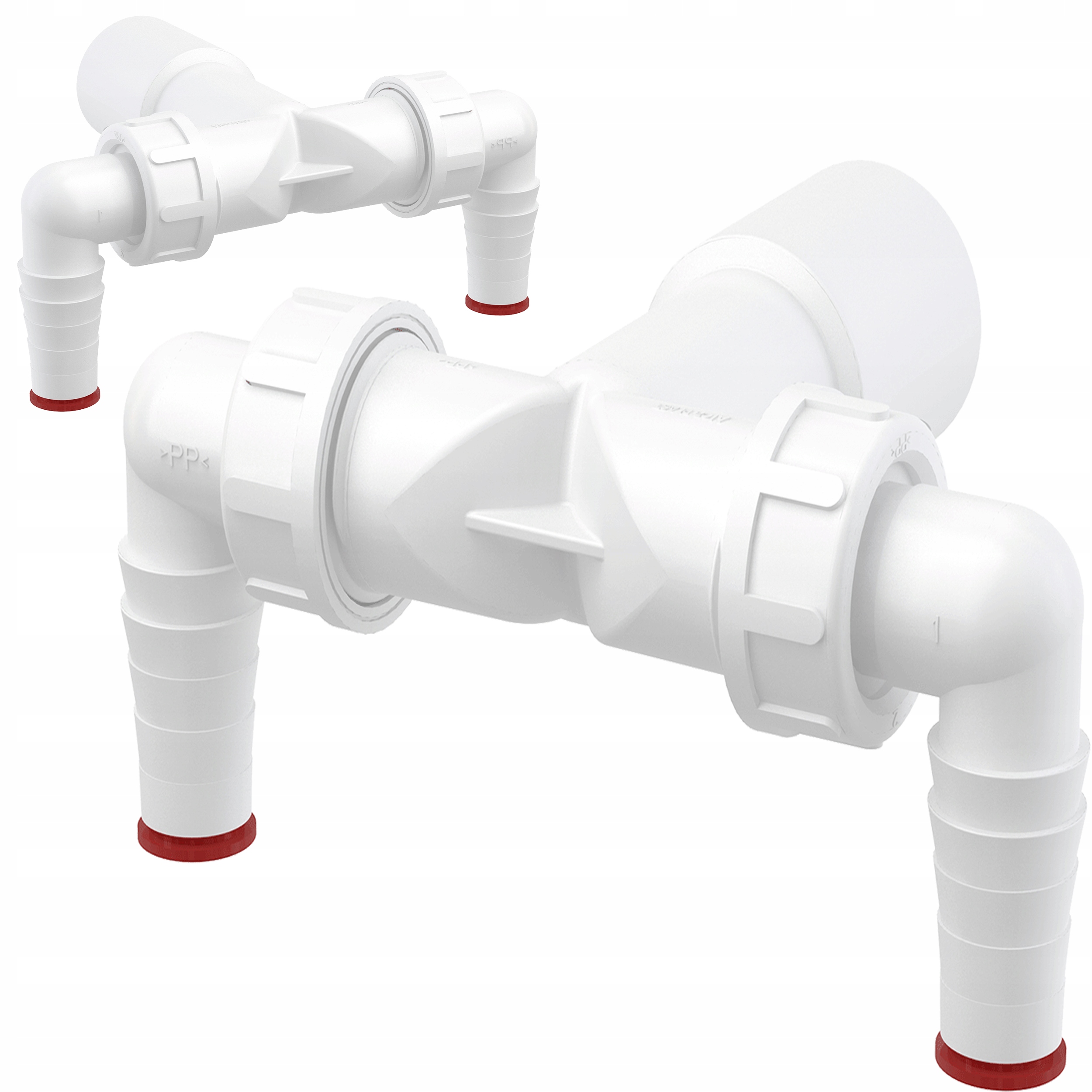 SYFON DO PRALKI PODWÓJNY PRZYŁĄCZE PODWÓJNE 2W1 11783935691 - Allegro.pl