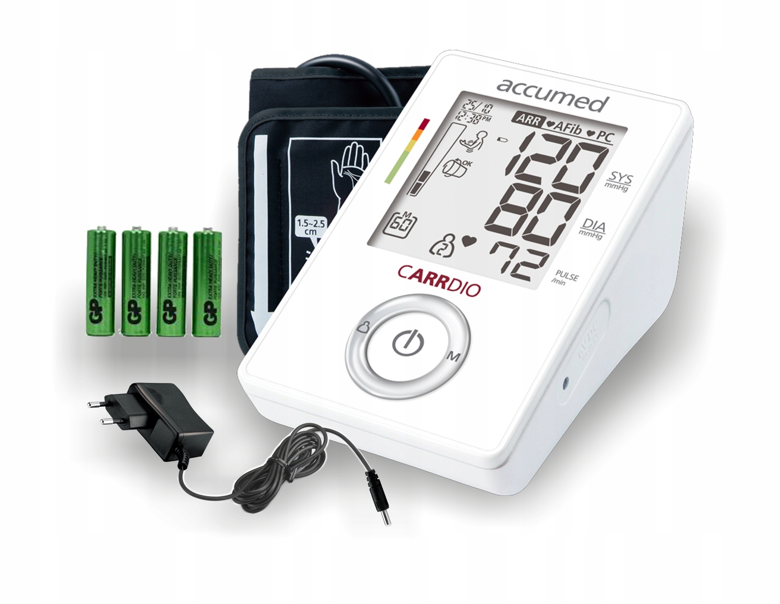 Ciśnieniomierz Rossmax Accumed C5 Carrdio na ramię + zasilacz + 5 lat ...