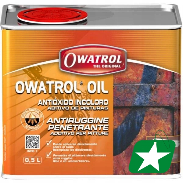 OWATROL OIL - INHIBITOR RDZY FARBA NA RDZĘ 0,5L (3297970307322) • Cena ...