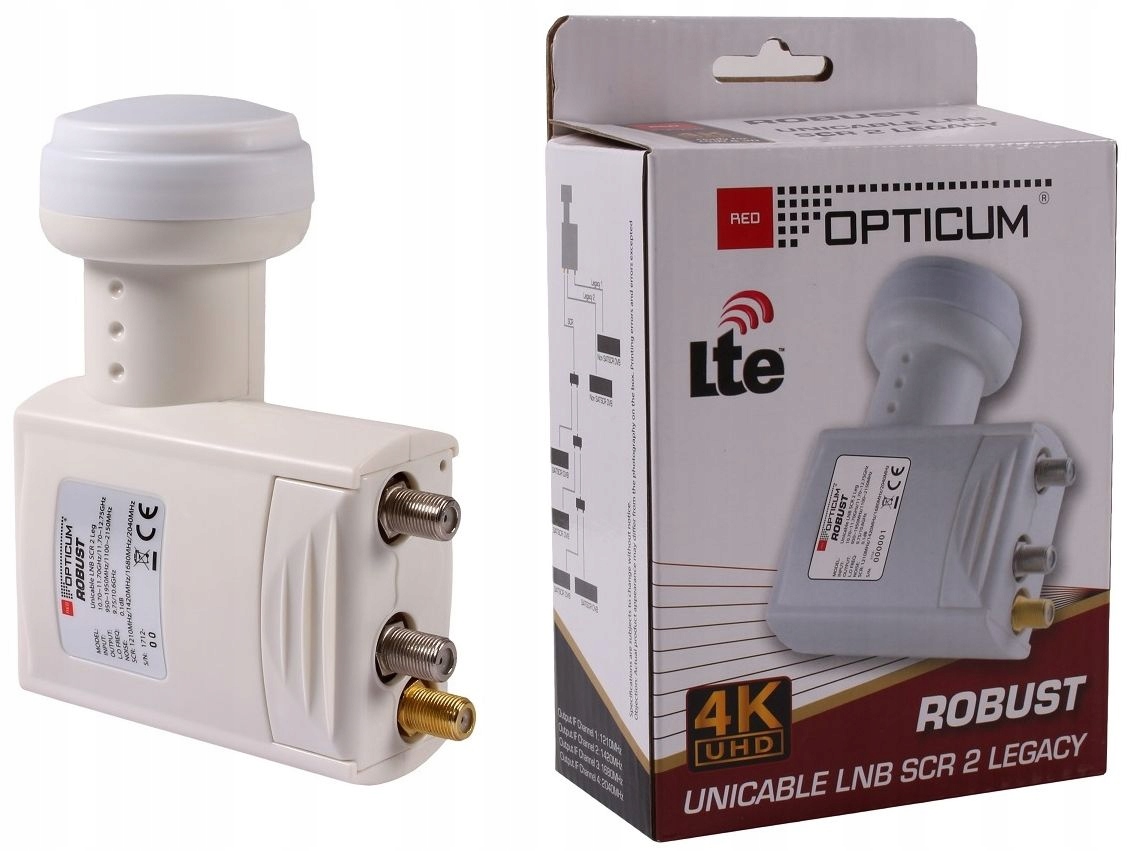 Konwerter Unicable 4K Opticum SCR + Twin 2 Legacy - Sklep, Opinie, Cena w Allegro