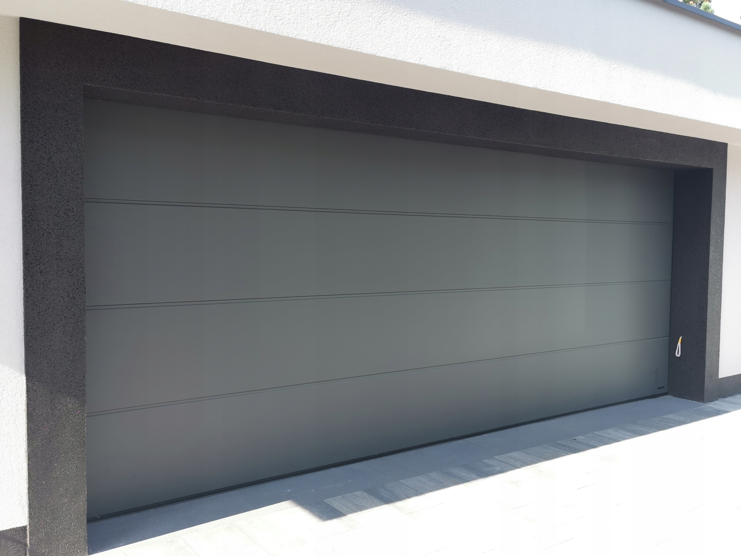 Brama Garażowa 500x220 - ANTRACYT 7016 • Cena, Opinie • Bramy garażowe 6056404575 • Allegro