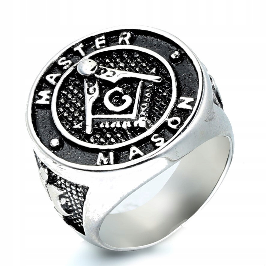 SYGNET MĘSKI OBRĄCZKA TRÓJKĄT MASOŃSKI ROZ.22 • Cena, Opinie • Sygnety ...