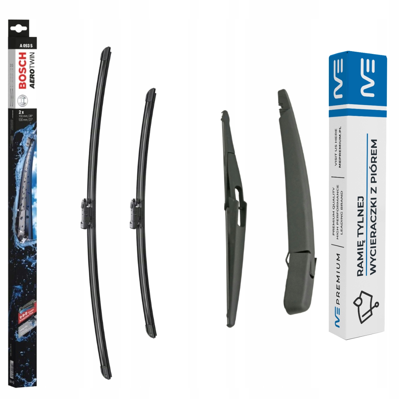 ZESTAW WYCIERACZEK PRZÓD+TYŁ MERCEDES ML W164 W166 za 149.90PLN z ...