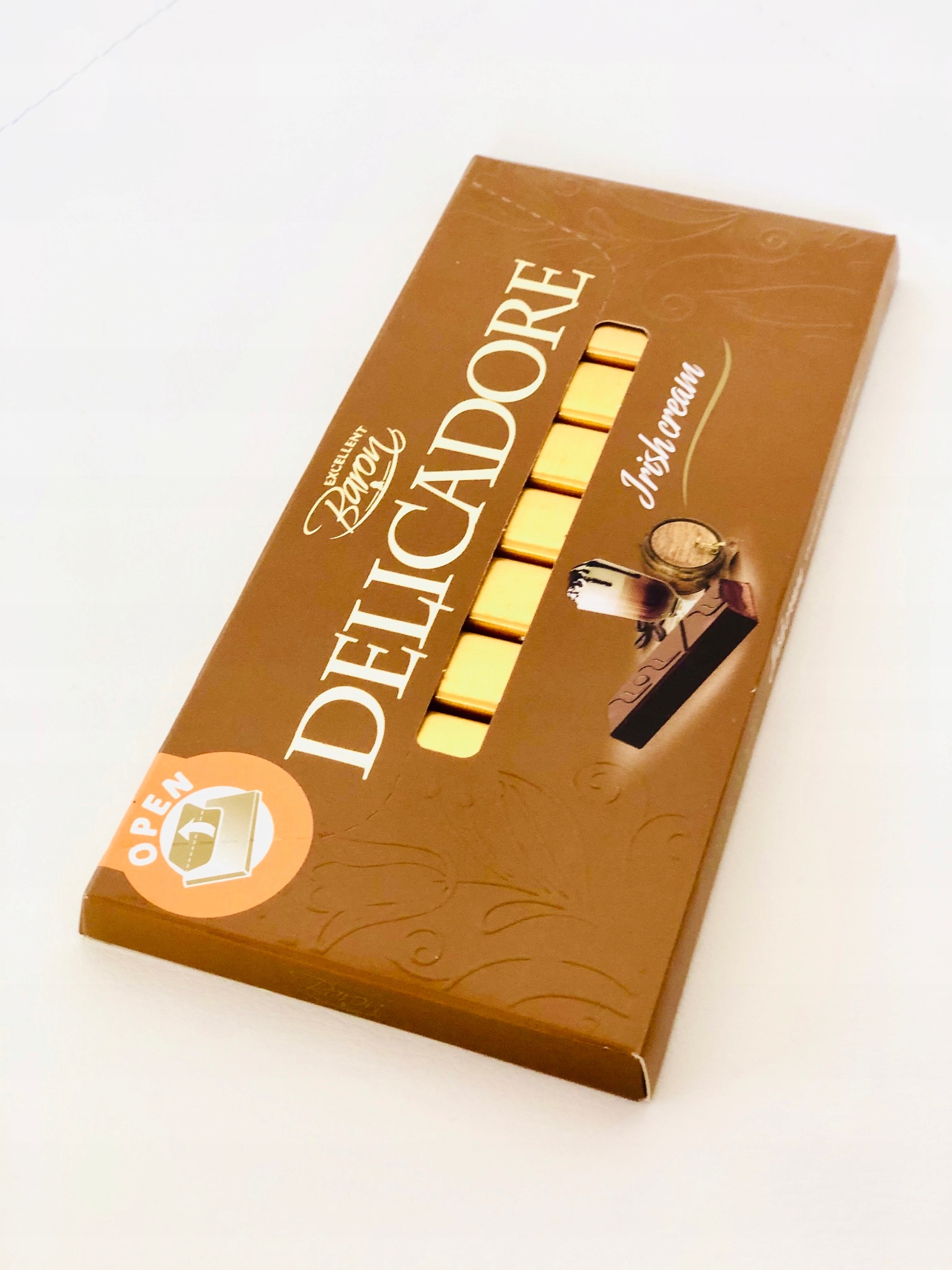 Excellent Baron Delicadore Batoniki z czekolady z nadzieniem o smaku ...