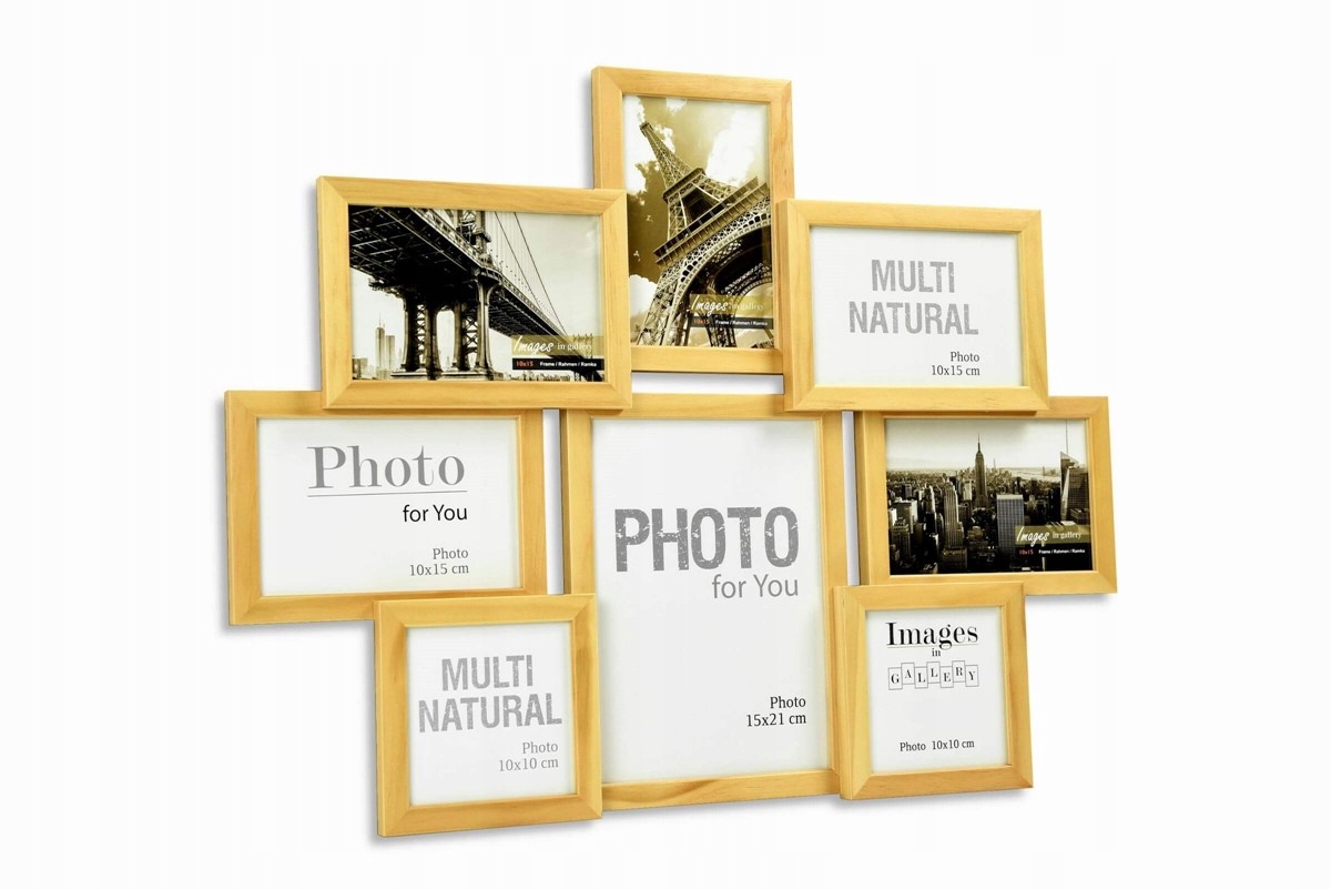 Ramki na Kilka Zdjęć Drewno - Niska cena na Allegro.pl