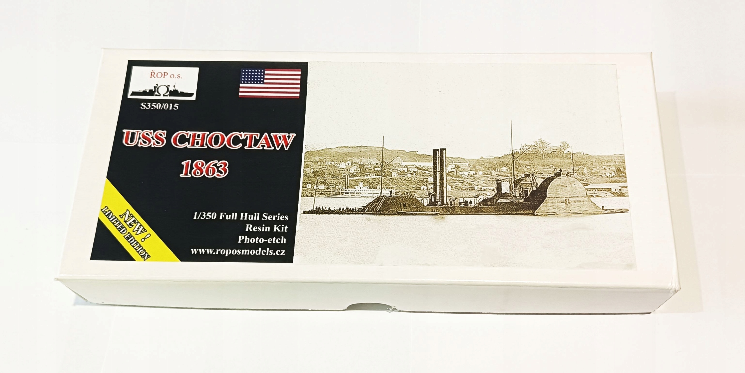 ROP Models S350/015 BOJOVÁ LOĎ USS CHOCTAW 1863 - 1/350 za 20.97EUR ...