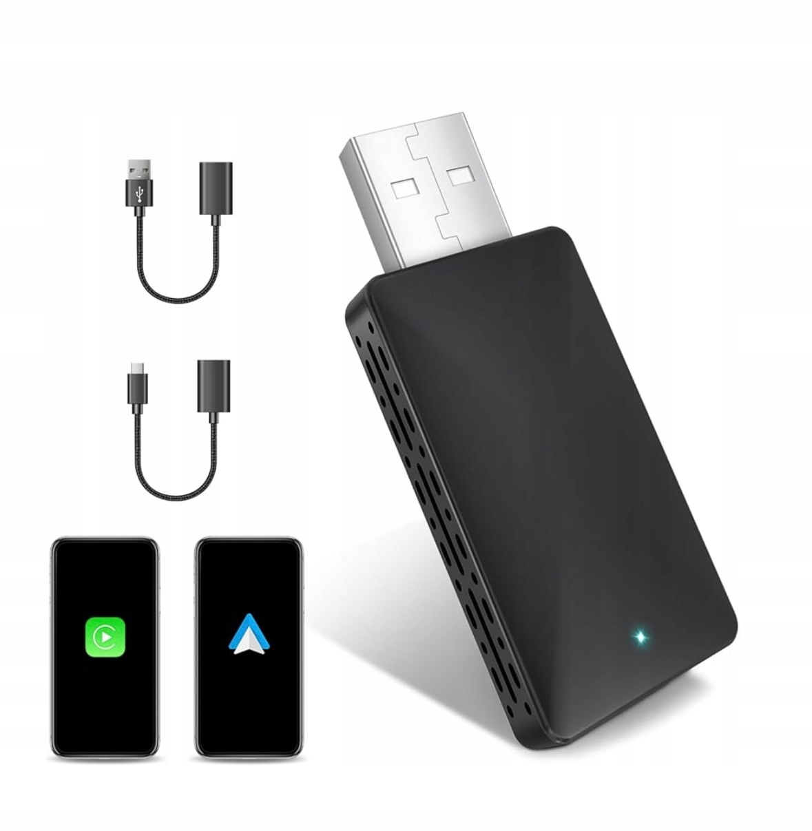 Carplay bezprzewodowy Adapter Mini USB ANDROID AUTO APPLE Auto do ...