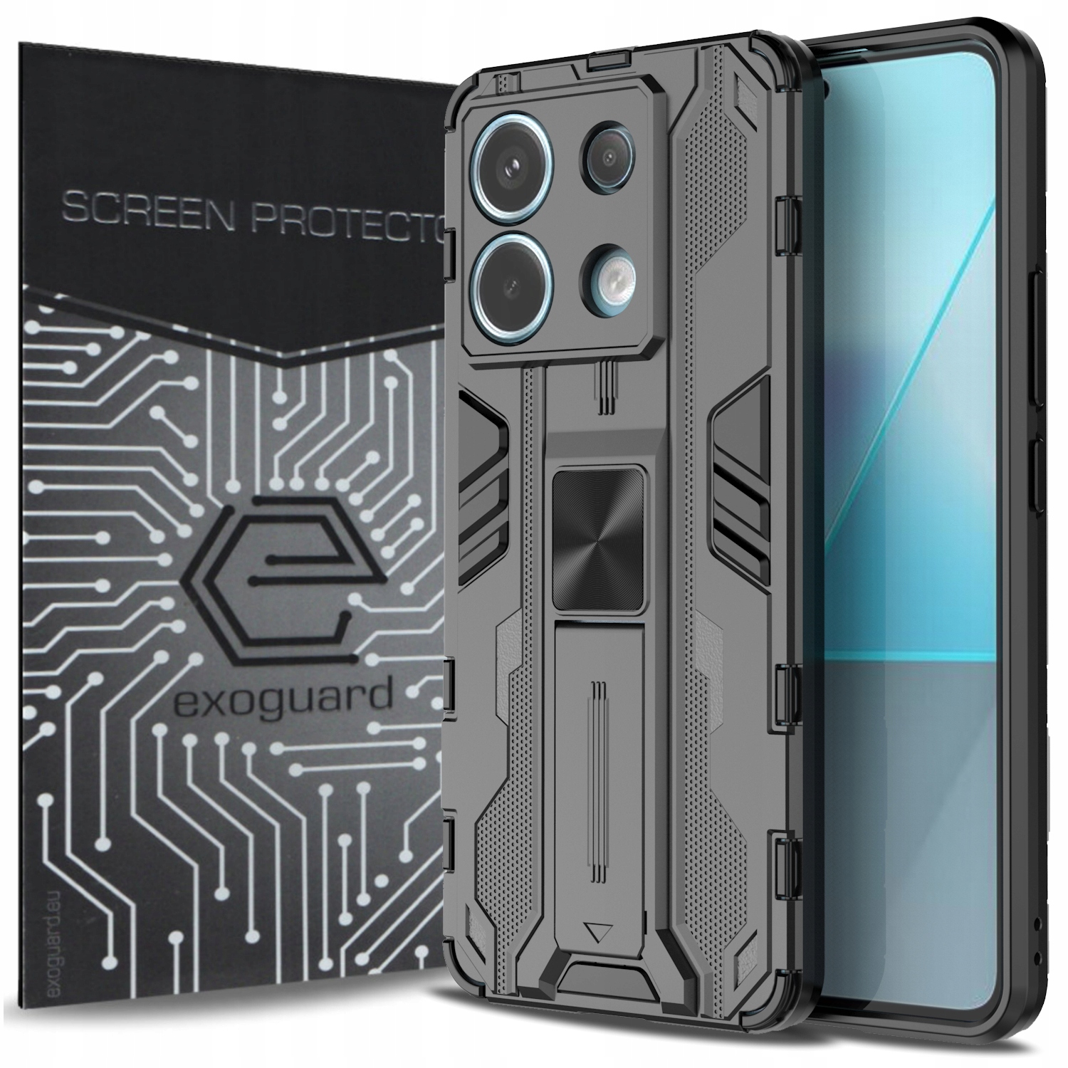 ETUI PANCERNE OBUDOWA + SZKŁO do XIAOMI REDMI NOTE 13 PRO 5G / POCO X6 ... ETUI PANCERNE OBUDOWA + SZKŁO do XIAOMI REDMI NOTE 13 PRO 5G / POCO X6 ...