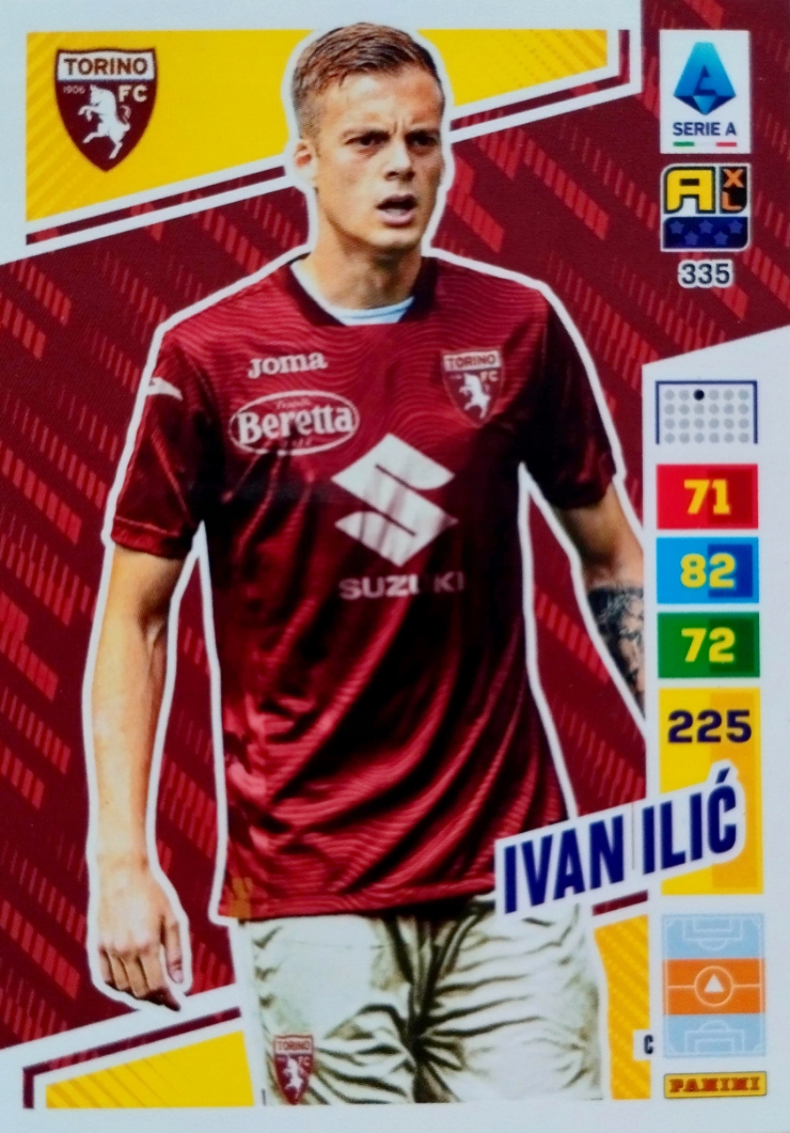 PANINI CALCIATORI LIGA WŁOSKA 2023 - 2024 335 IVAN ILIC TORINO - 14962040584 - Allegro